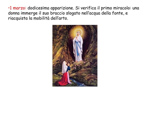 Le apparizioni di Maria a Lourdes | PPT