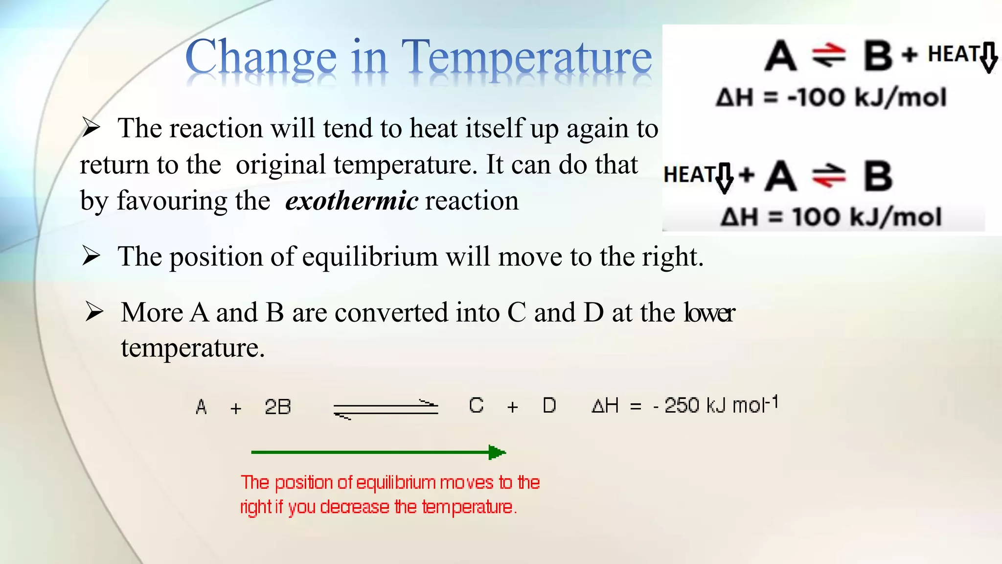 Le chatelier principles in dynamic equilibrium reactions | PPTX