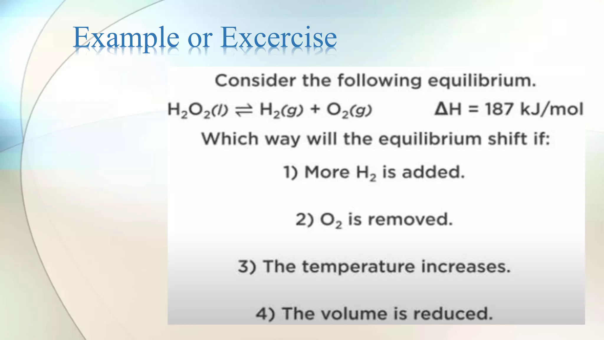 Le chatelier principles in dynamic equilibrium reactions | PPTX