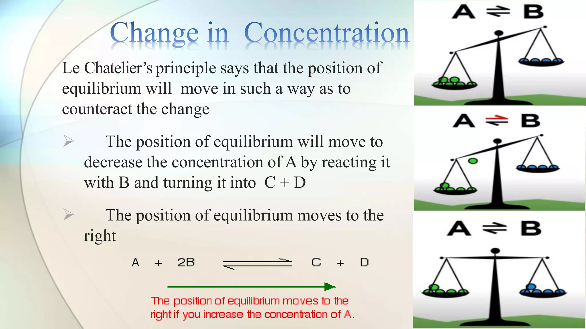 Le chatelier principles in dynamic equilibrium reactions | PPTX ...