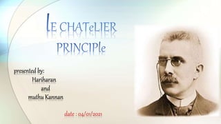 Le chatelier principles in dynamic equilibrium reactions | PPTX