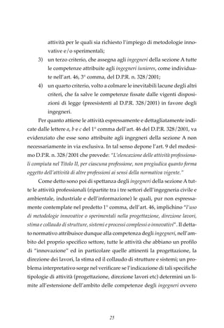 le-competenze-professionali-degli-ingegneri-secondo-il-dpr-328-2001 | PDF