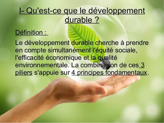 Le développment-durable