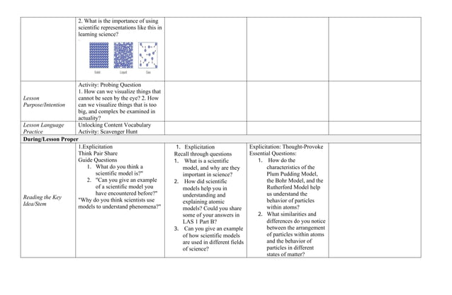DLL Sample Format for MATATAG Curriuclum.docx | Chemistry | Science