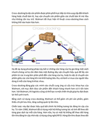 Walmart - Hệ thống quản lý chuỗi cung ứng (SCM) | DOCX