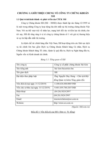 Đánh giá hiệu quả hoạt động cty chứng khoán SSI theo tiêu chuẩn CAMEL ...