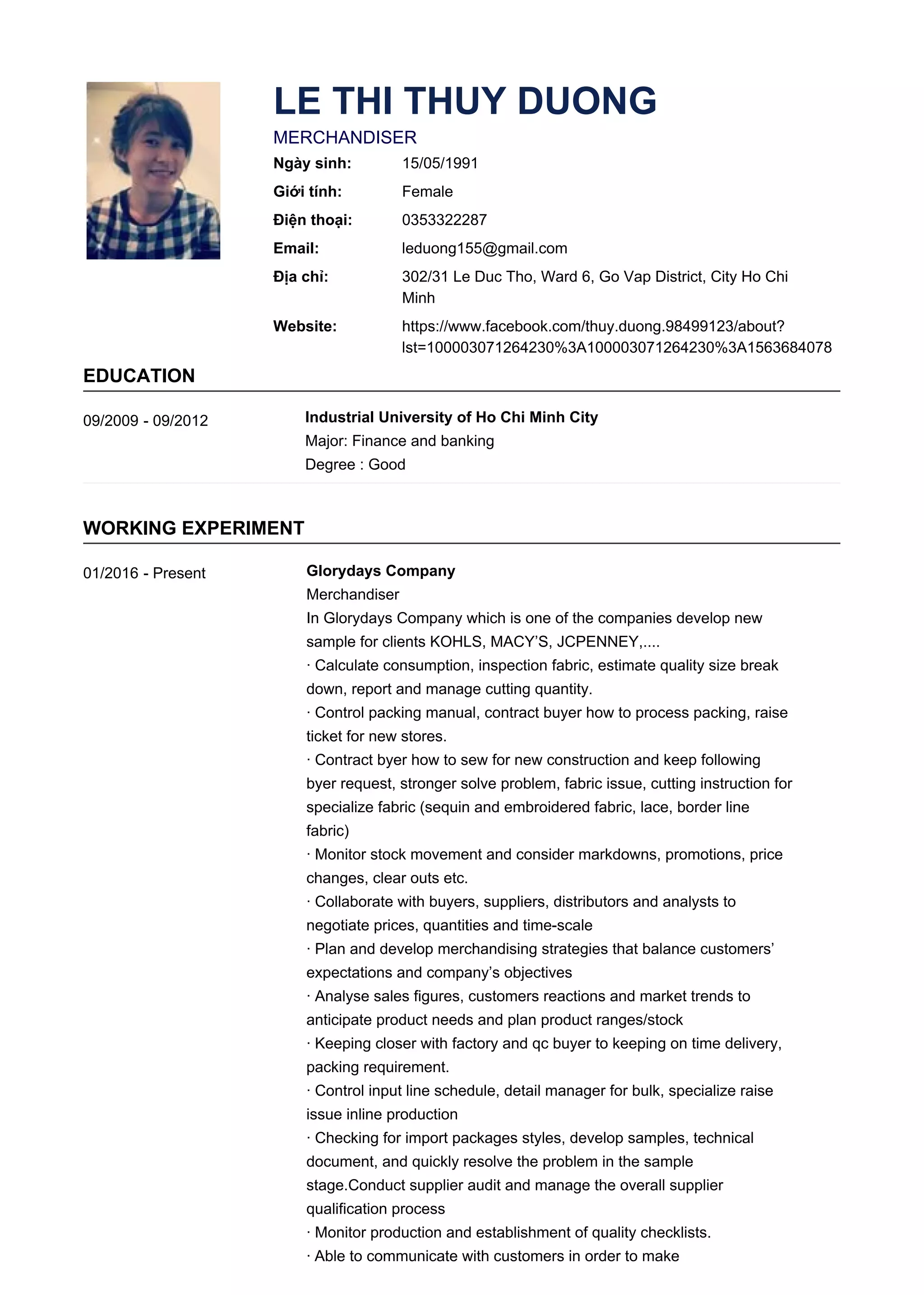 Le thi-thuy-duong-top cv.vn-210719.121226 | PDF