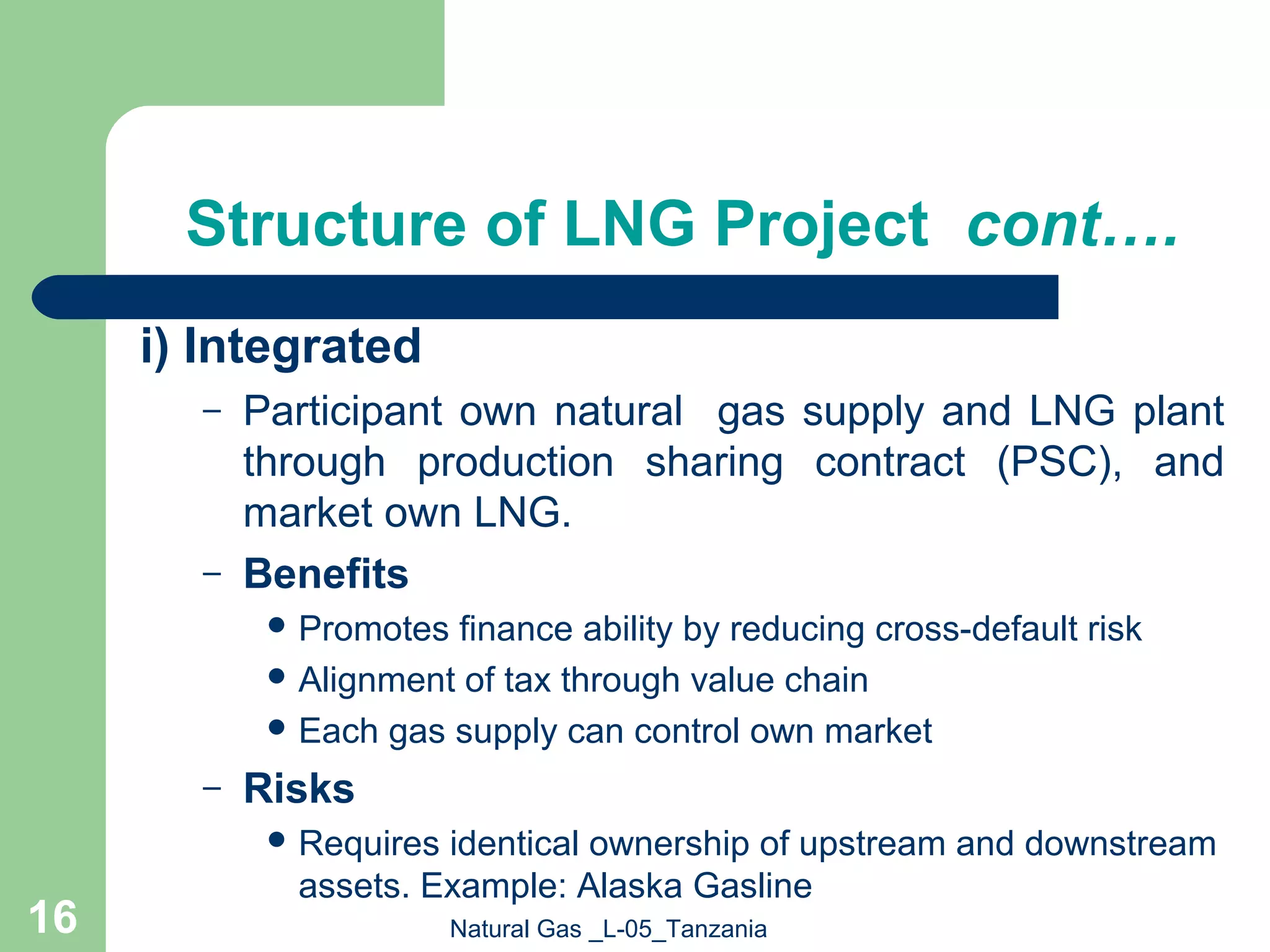 Le 05 Liquefied Natural Gas (LNG) Business | PPT