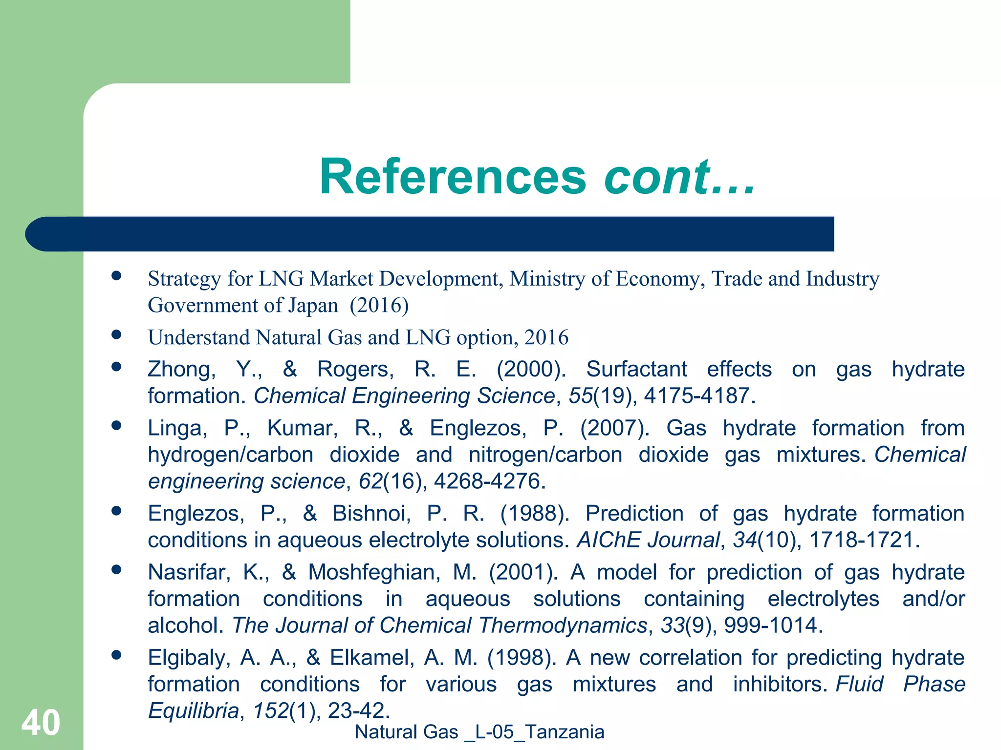 Le 05 Liquefied Natural Gas (LNG) Business | PPT