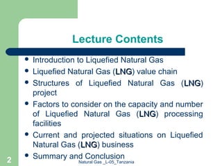 Le 05 Liquefied Natural Gas (LNG) Business | PPT