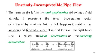 Le3-UnSteady Flow.pptx for fluid mechanics | PPTX