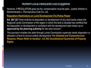 LE 352 (Lecture 1) Restrictions & Regulation of Land Development.pptx