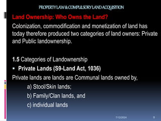LE 352 (Lecture 1) Restrictions & Regulation of Land Development.pptx