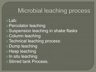 Leaching | PPTX