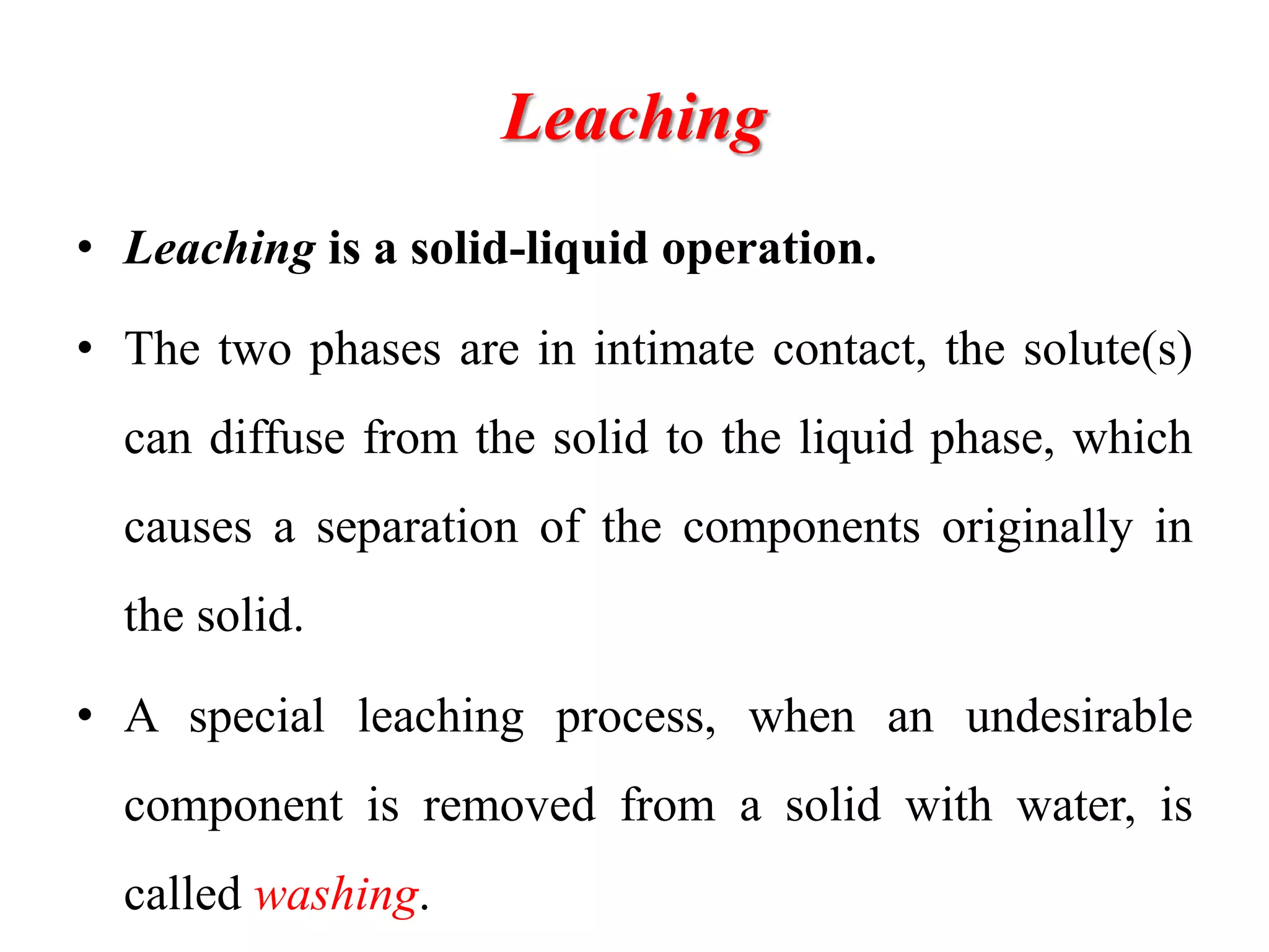 Leaching equipmnts | PPTX