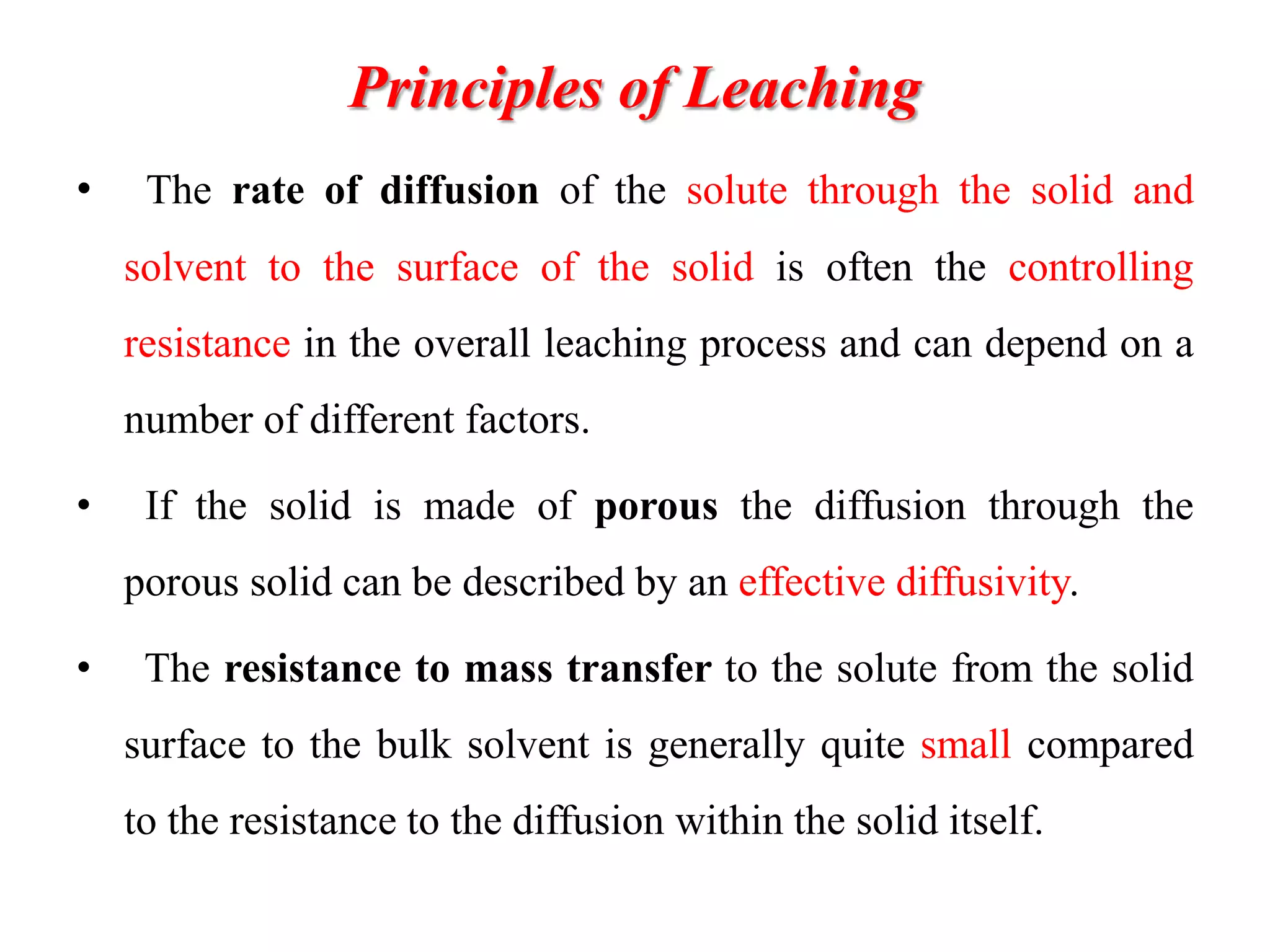 Leaching equipmnts | PPTX