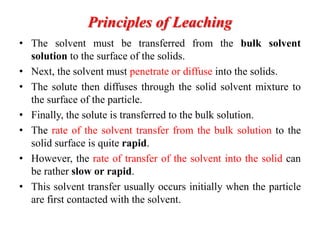 Leaching equipmnts | PPTX