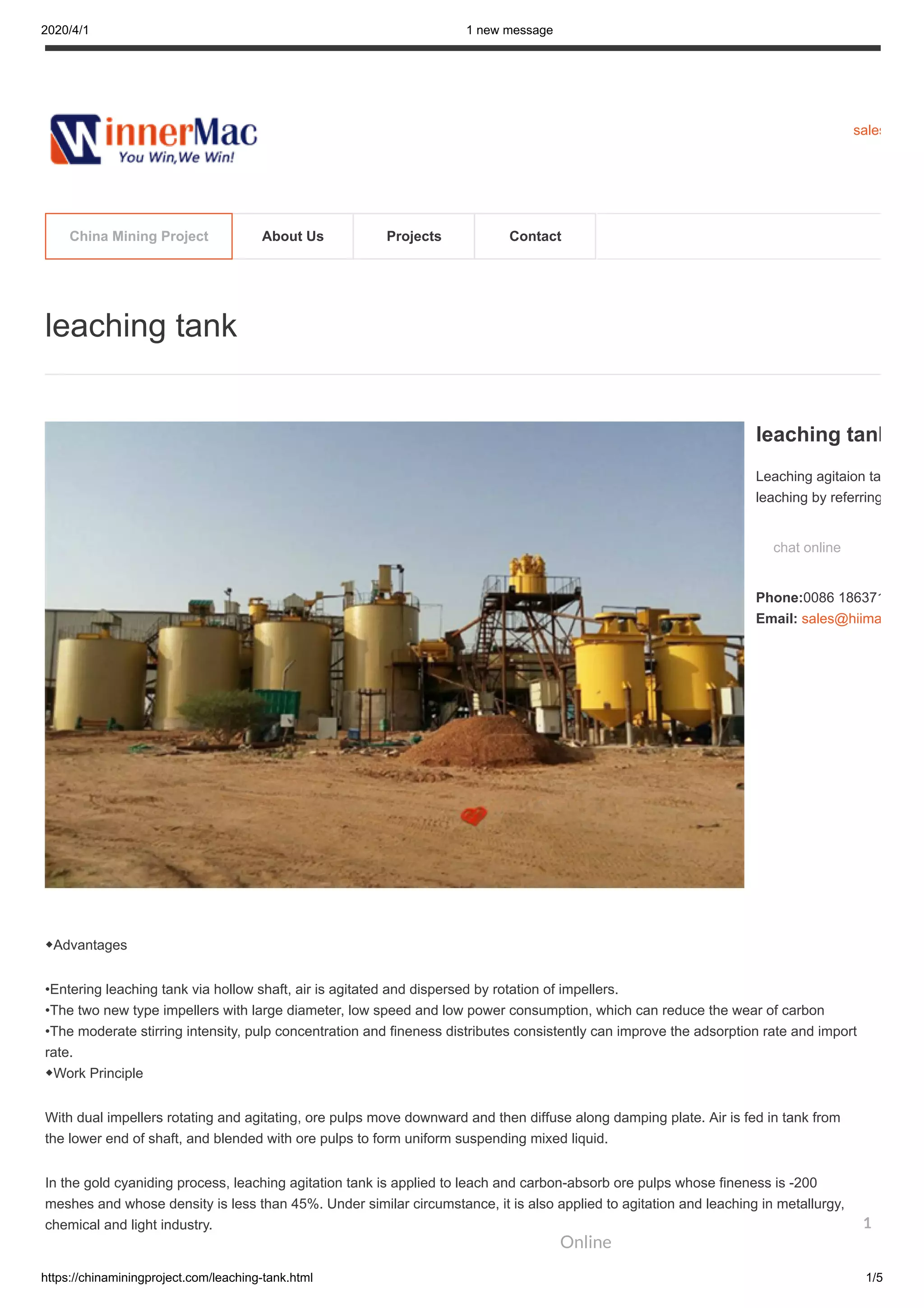 Leaching tank | PDF