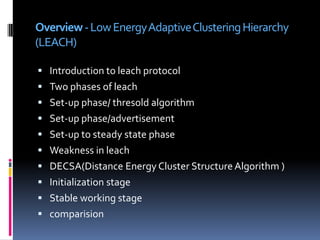 Leach protocol | PPTX