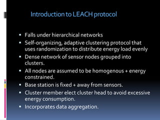 Leach protocol | PPTX