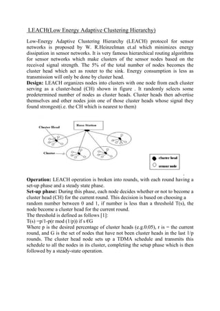 Leach wireless sensor ntwrk aa1 | PDF