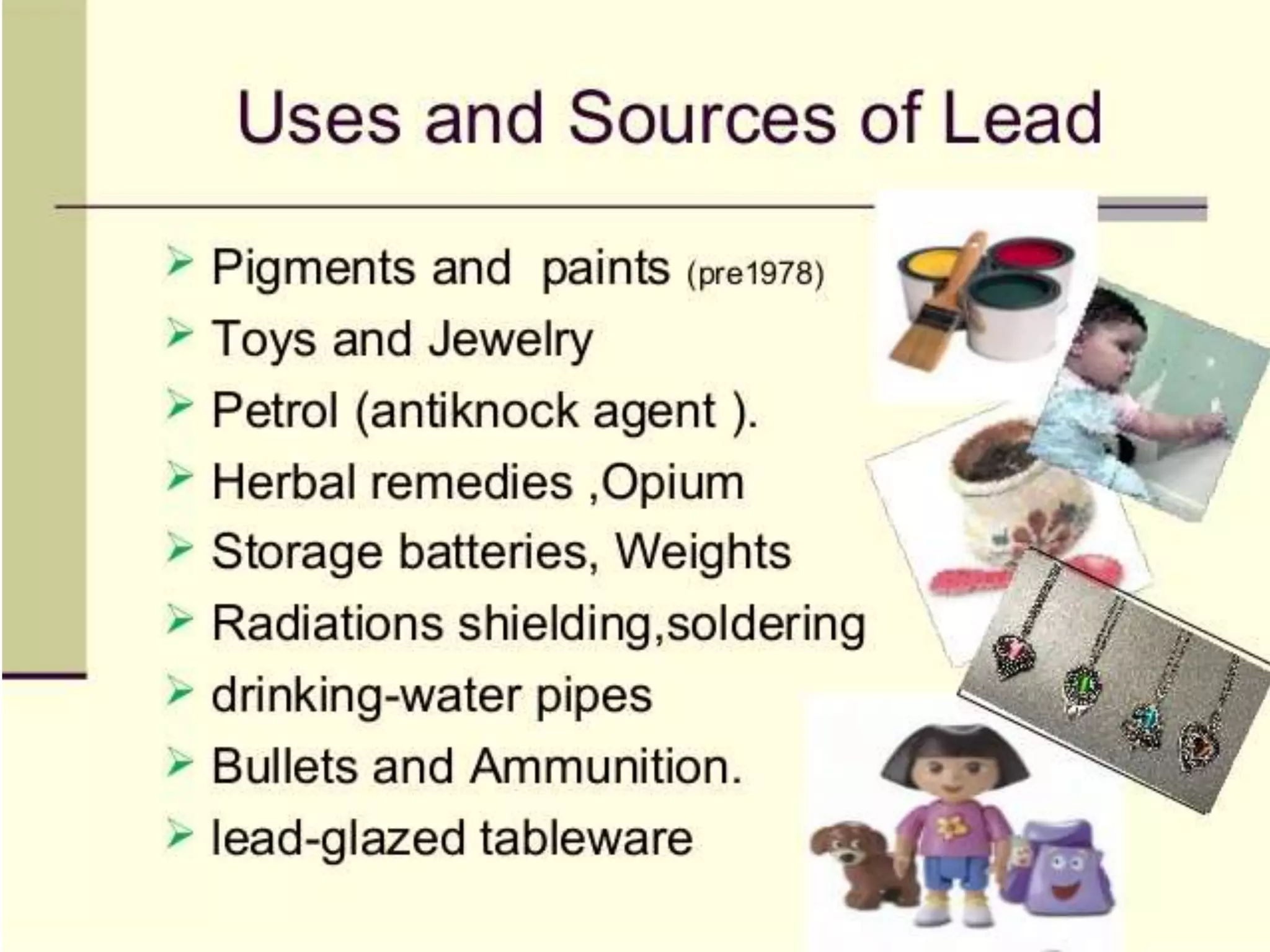 The chemistry of Lead and lead poisoning | PPTX