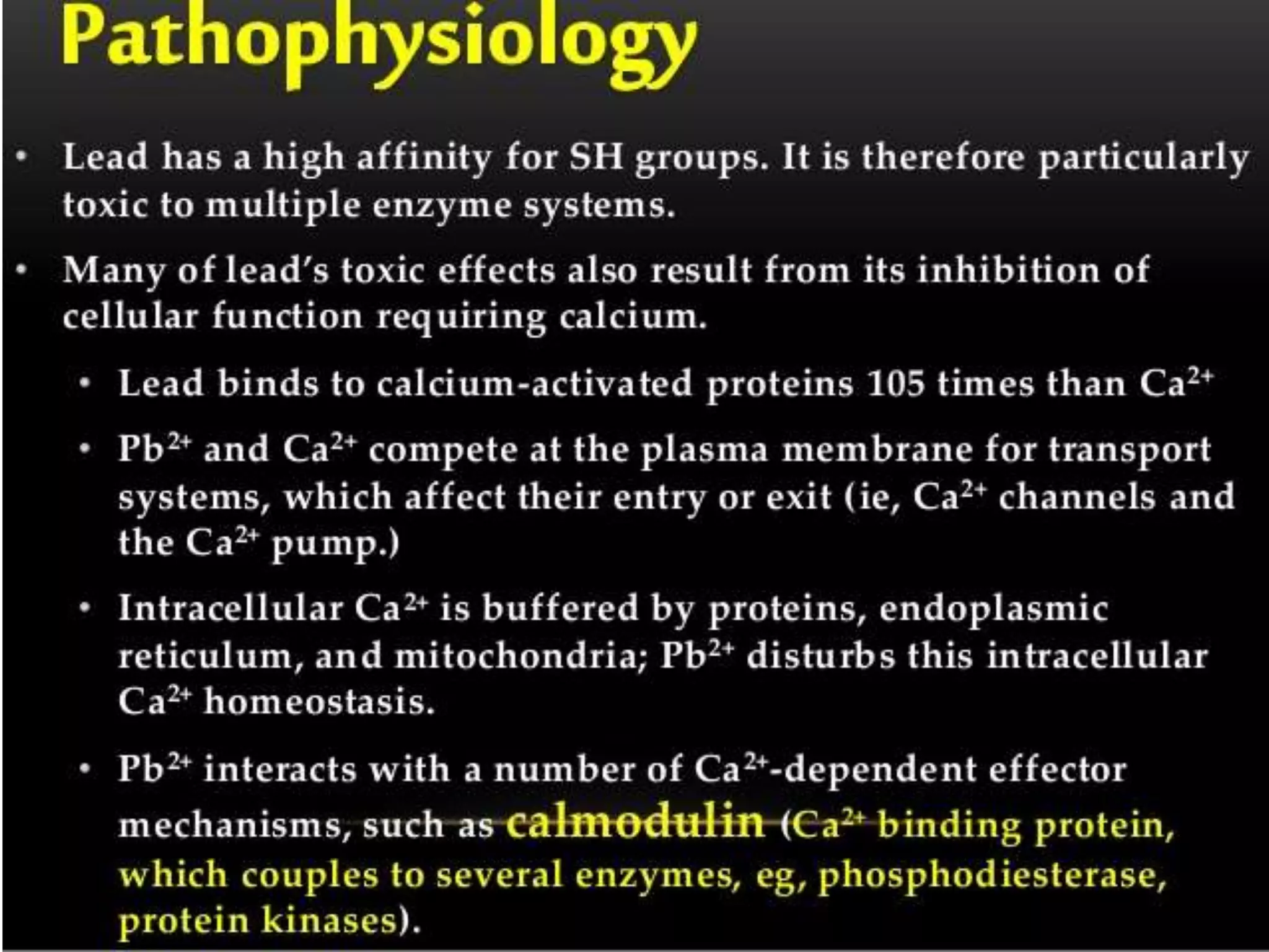 The chemistry of Lead and lead poisoning | PPTX