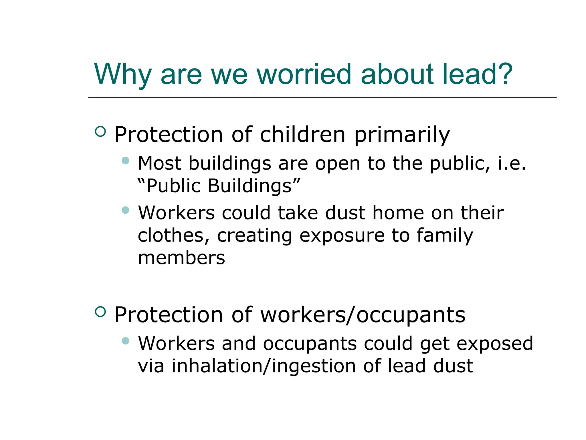 lead poisoning and it's effects on health.ppt
