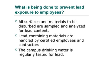 lead poisoning and it's effects on health.ppt