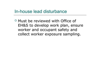 lead poisoning and it's effects on health.ppt