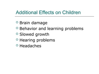 lead poisoning and it's effects on health.ppt