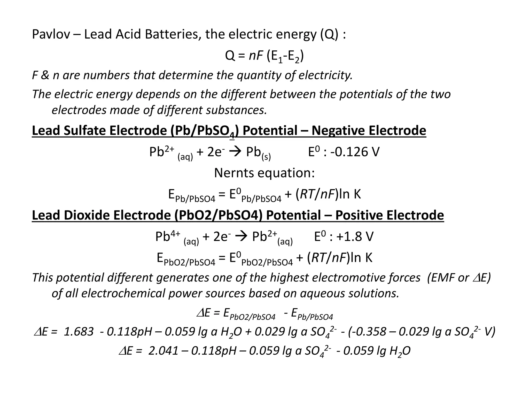 Lead Acid Battery II | PDF