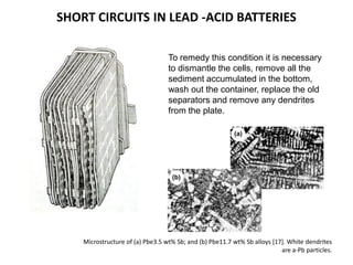 Lead acid battery III | PDF