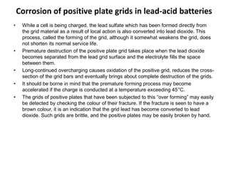 Lead acid battery III | PDF