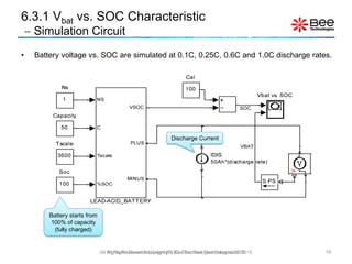 Lead-Acid Battery Simplified Simulink Model using MATLAB | PDF