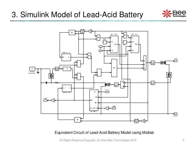 Lead-Acid Battery Simplified Simulink Model using MATLAB