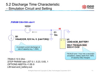 Simple Model of Lead-Acid Battery Model using LTspice | PDF