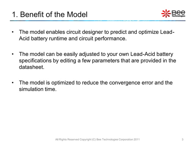 Simple Model of Lead-Acid Battery Model using LTspice | PDF