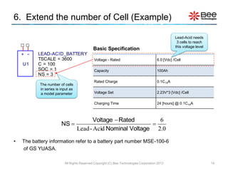 Simple Model of Lead-Acid Battery Model using PSpice | PDF