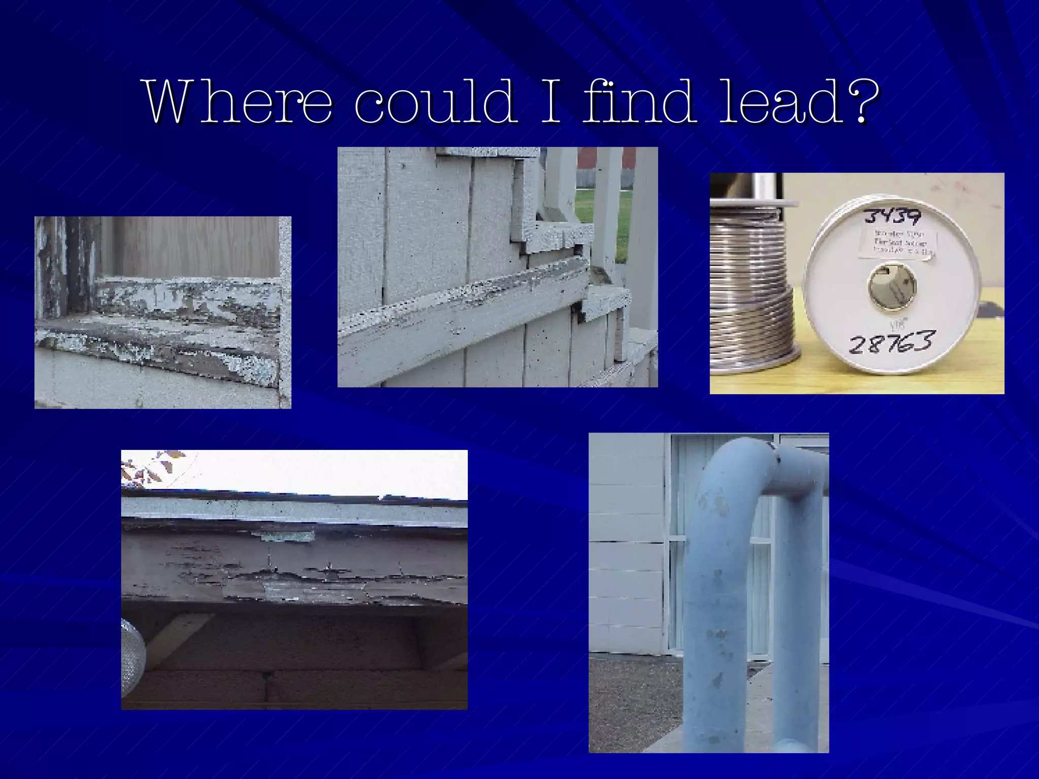 Lead Health Hazard Awareness | PPT