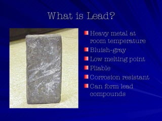 Lead Health Hazard Awareness | PPT