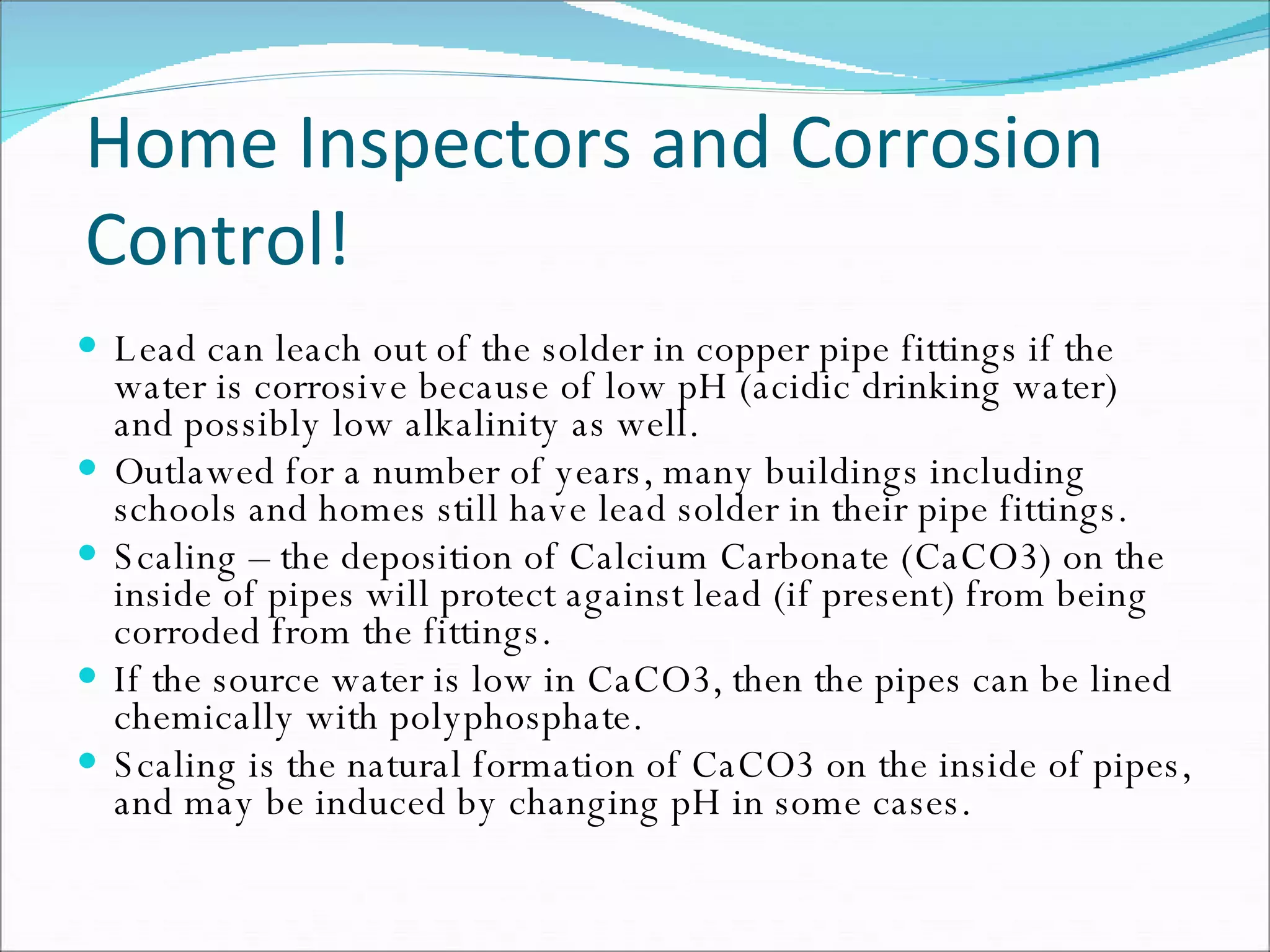 Lead In Drinking Water | PPT