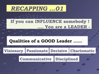Lead leader and leaderership | PPT