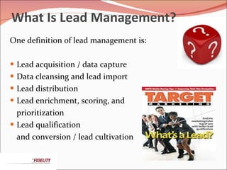 Lead management | PPT