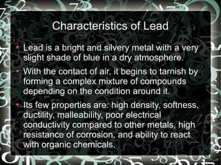 Lead 2 revised for chem (temporary) | PPT