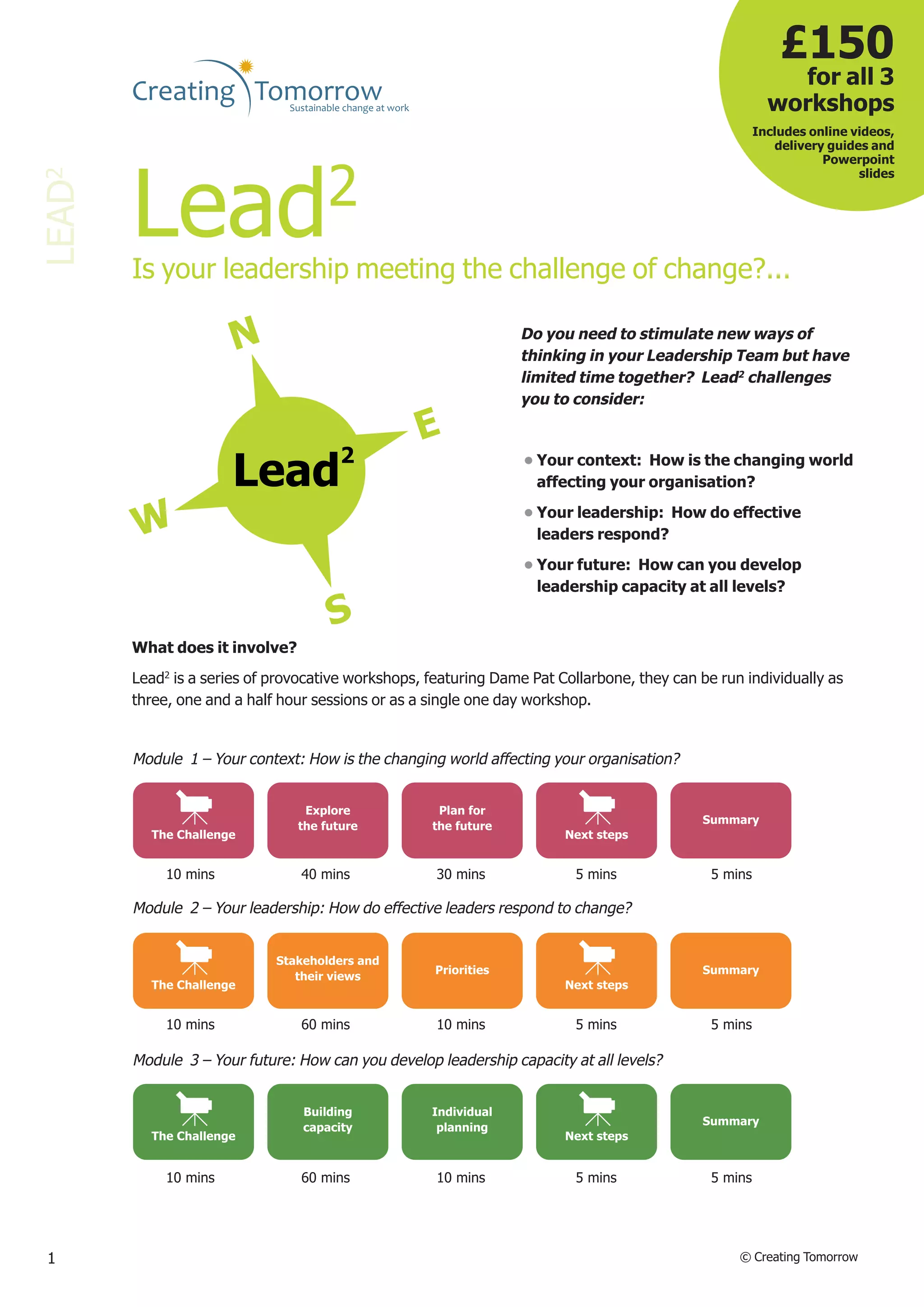 Creating Tomorrow - Lead2 | PDF | Business | Business and Finance