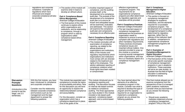 LEAD5603 Compliance and Reporting Bluepr | PPT