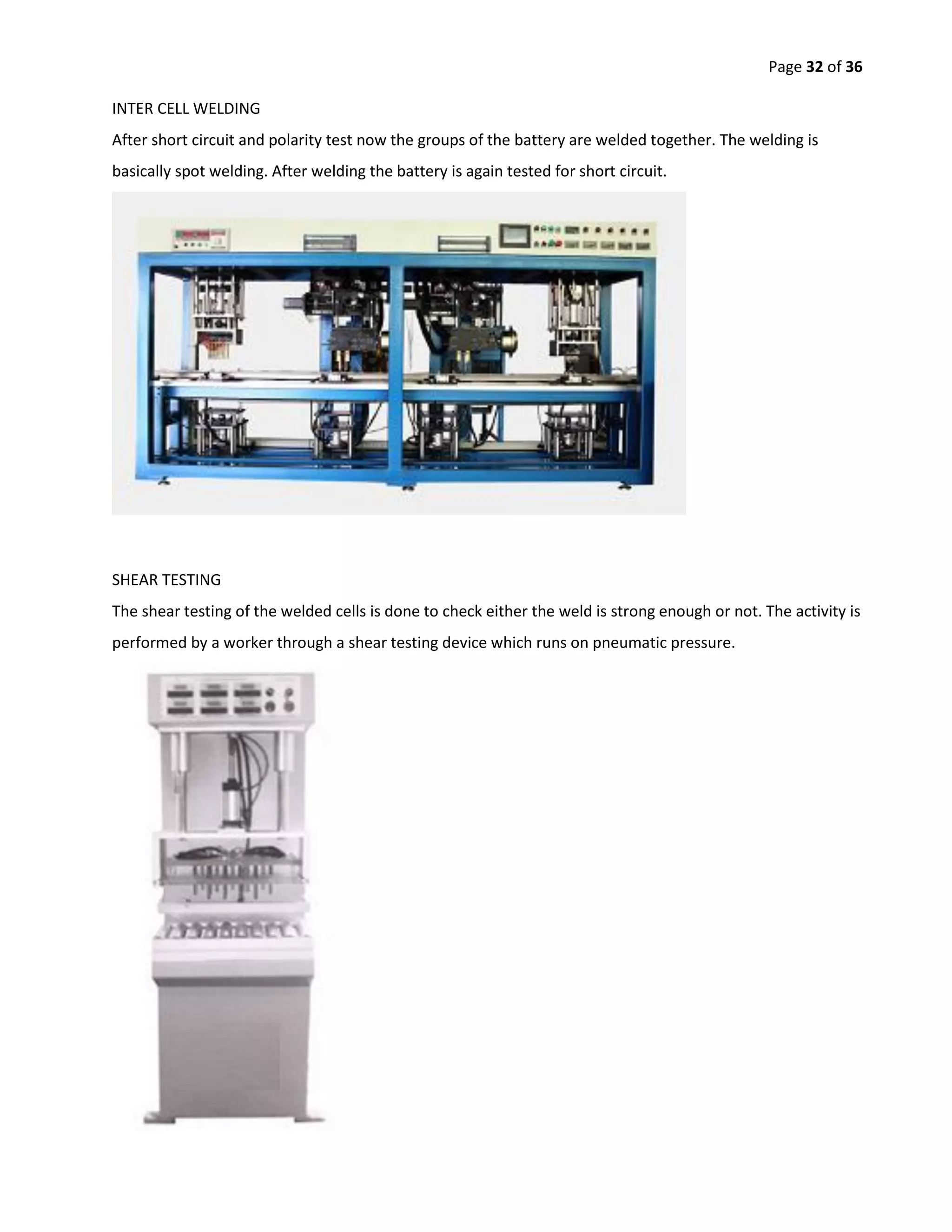 Lead acid battery manufacturing process | PDF