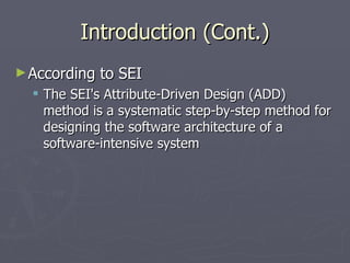 Lead Allocation System - Attribute Driven Design (ADD) | PPT
