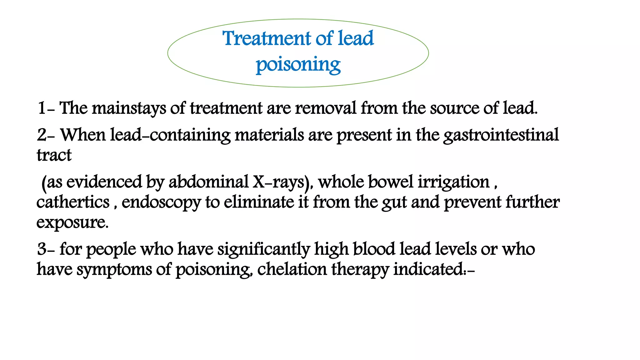 Lead and mercury poisoning | PPTX